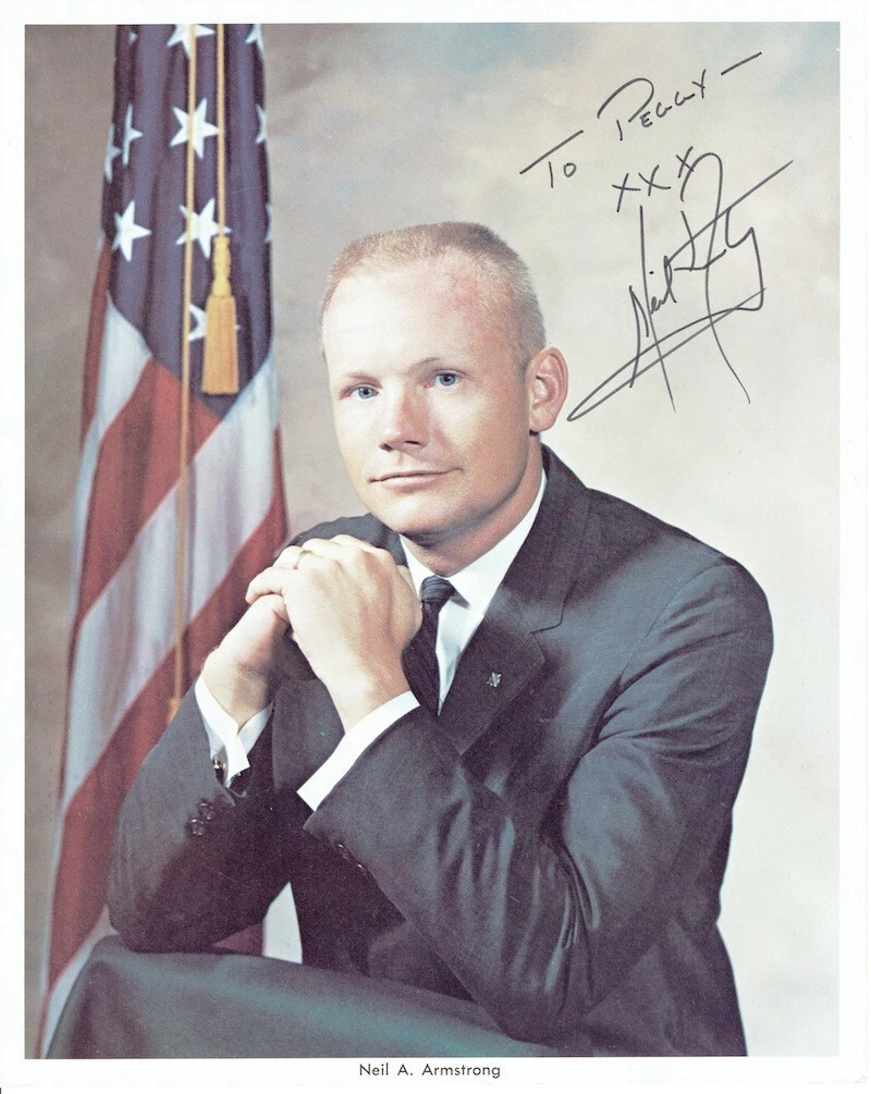Neil Armstrong Signed Photograph