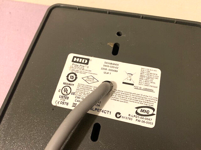 HID PROX PRO II (5455BGN00) Wall Switch Proximity Reader - Excellent | eBay