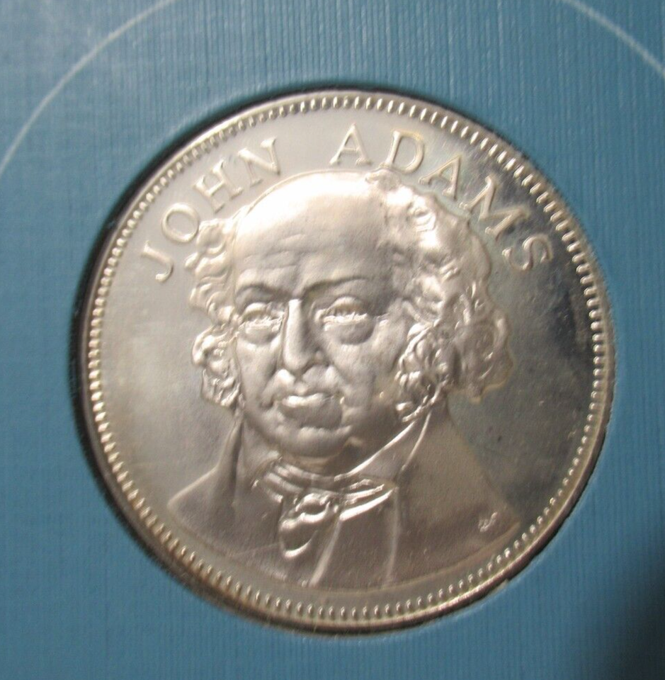 RARE John Adams Sterling Silver Proof Medal, Freedoms Foundation Valley ...