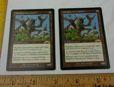 Mindless Automaton X2 card lot MTG Magic the Gathering *Cosmicabyss* | eBay