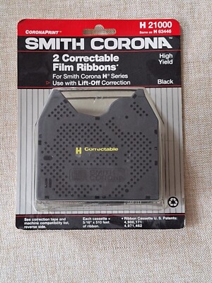 Smith Corona Typewriter Correctable Film Ribbons High Yield Black ...