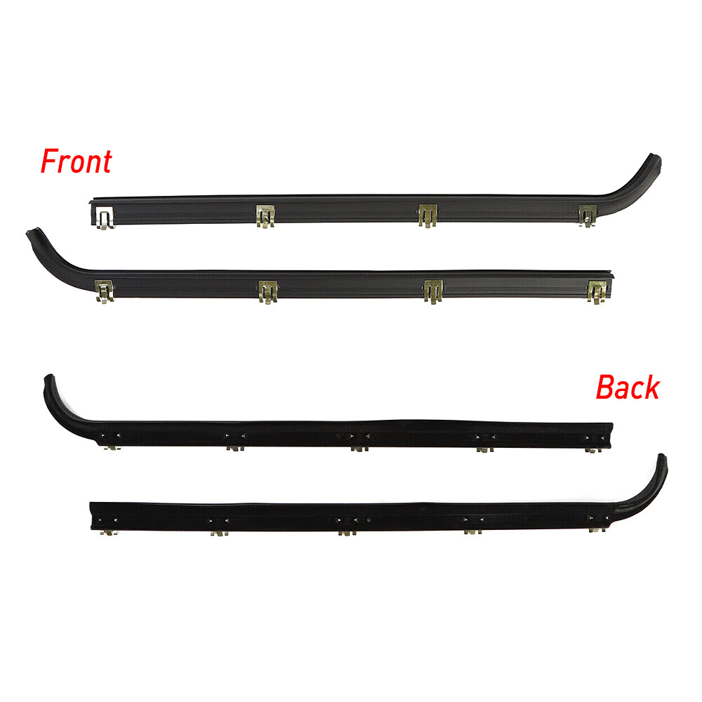 Weatherstrip Window Glass Run Channel Fit 1980-1997 Bronco F150 F250 ...