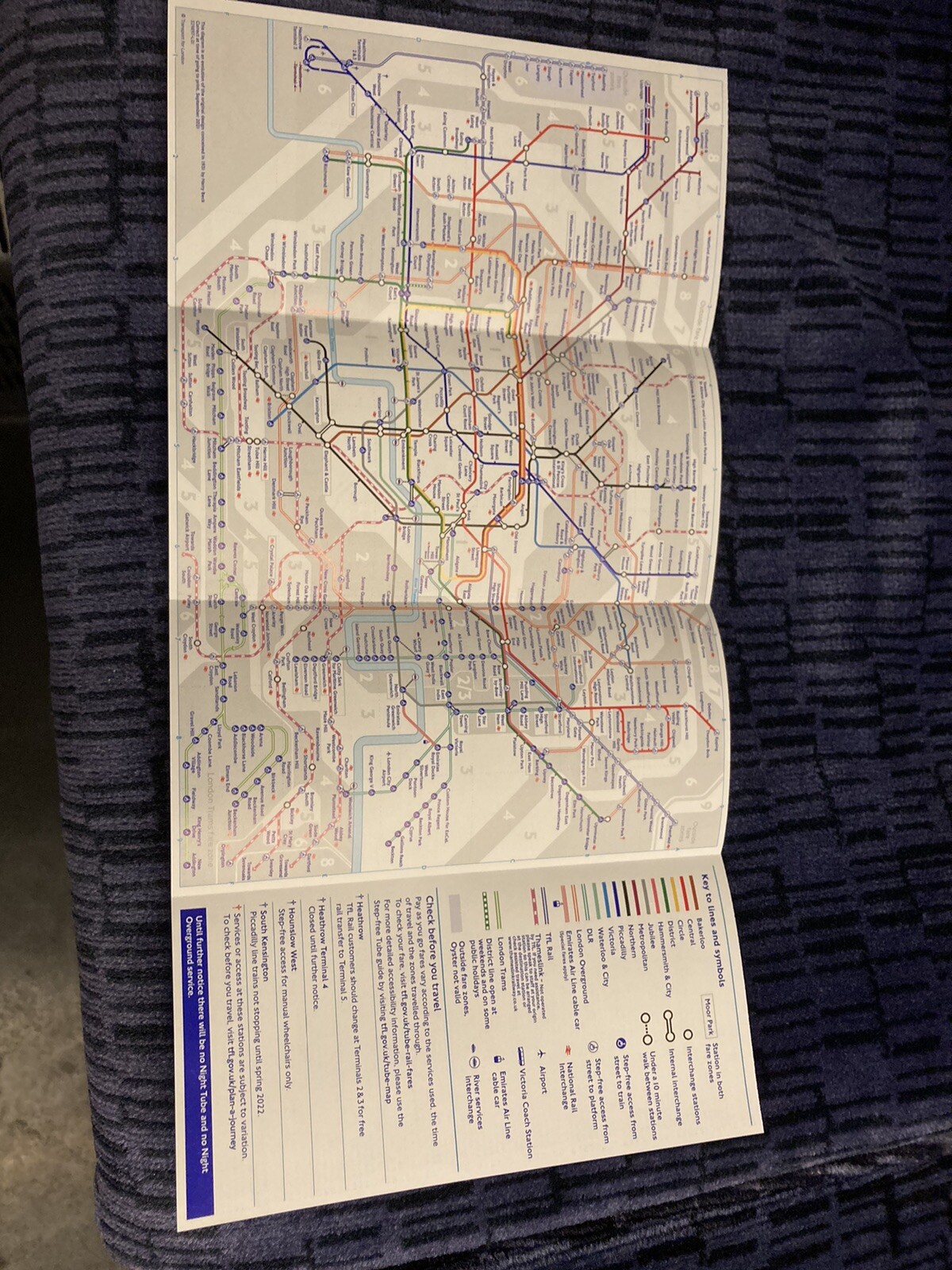 TWO PACK! SEPTEMBER 2021 London Underground Tube Map NEW Northern Line ...
