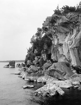 1906 Rock Point, Burlington, Vermont Vintage Old Photo 8.5" x 11 ...