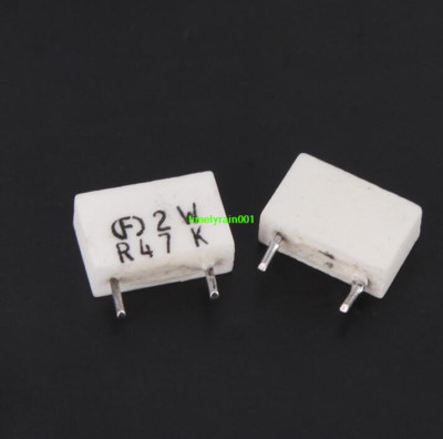 2W 0.47ohm Cement resistance Non-inductive ceramic resistor Frequency ...