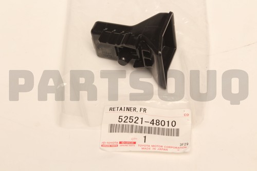 5252148010 Genuine Toyota RETAINER, FRONT BUMPER, UPPER CENTER 52521 ...