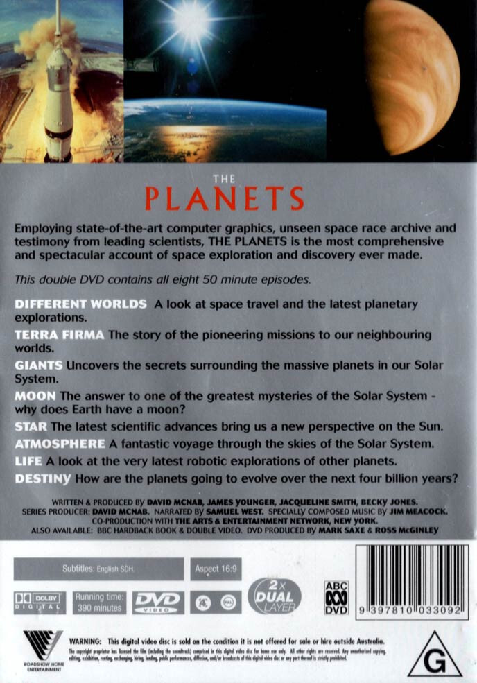 Planets, the (DVD, 1999) for sale online | eBay