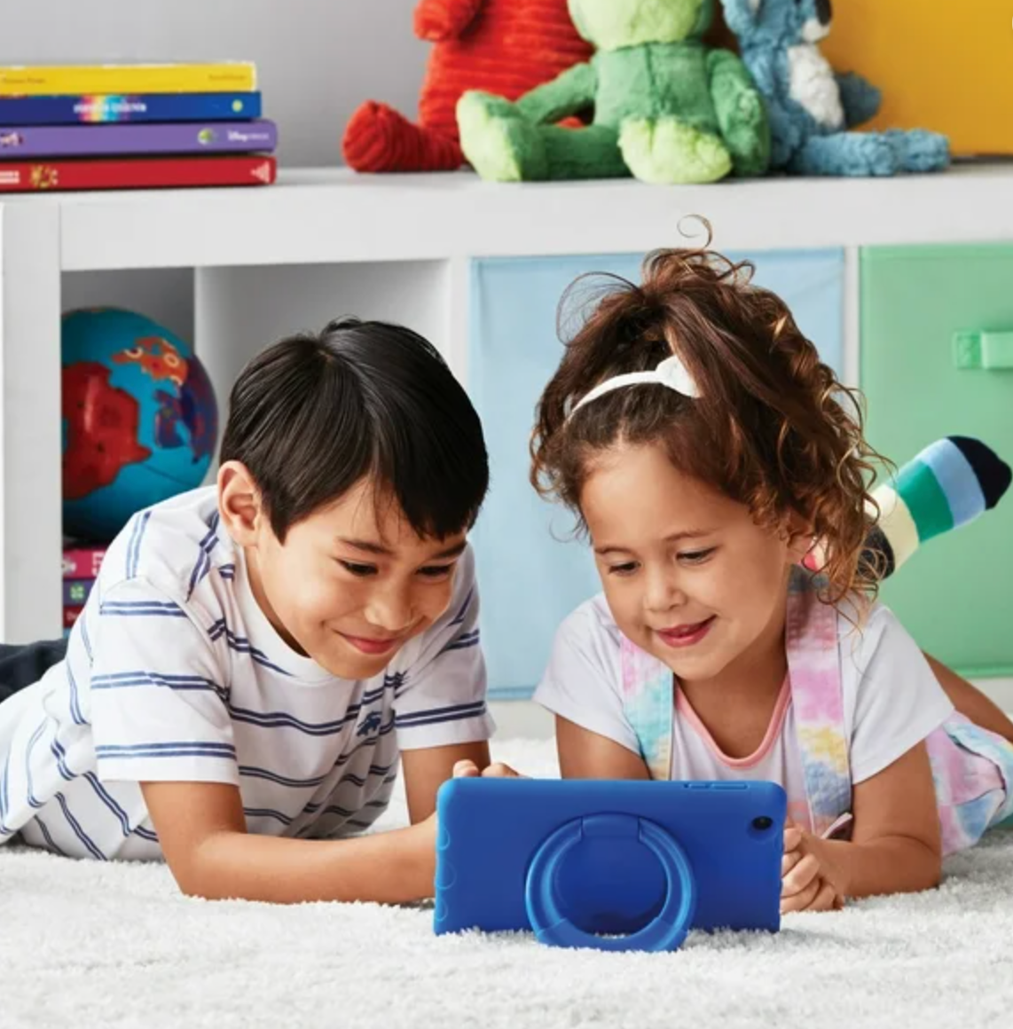 Onn. Surf 8" Kids' Tablet 32GB Android with Blue Rubberized Sleeve ...