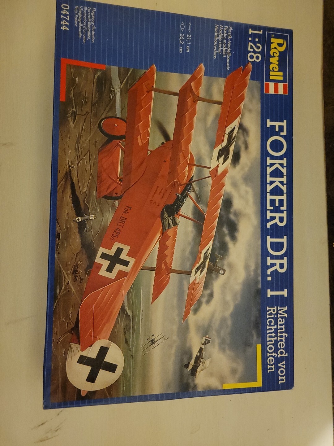 Revell Fokker Dr. 1 "Red Baron" Model Airplane #04744 W/2 photo Etched ...