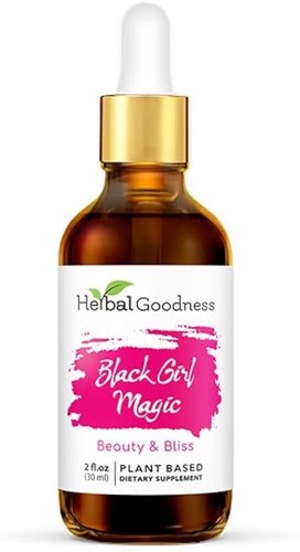Herbal Goodness Black Girl Magic Dietary Supplement, 2 Ounces New Plant ...
