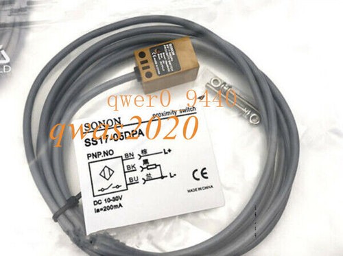 1PC Square Three-line PNP Normally Open Sensor SS17-05DPA | eBay