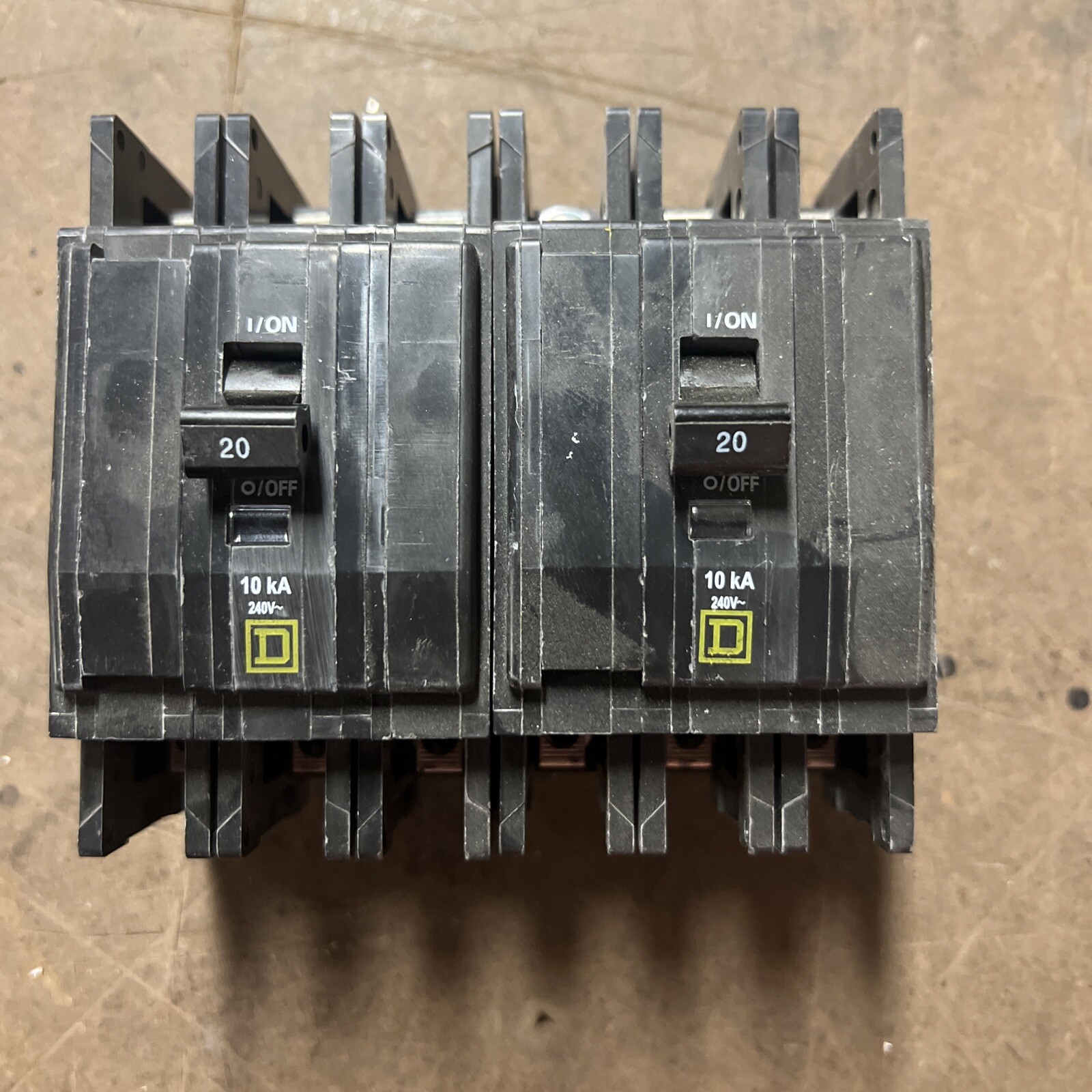 2 Lot - Square D QOU Dp4075 Circuit Breaker 20 Amp | eBay