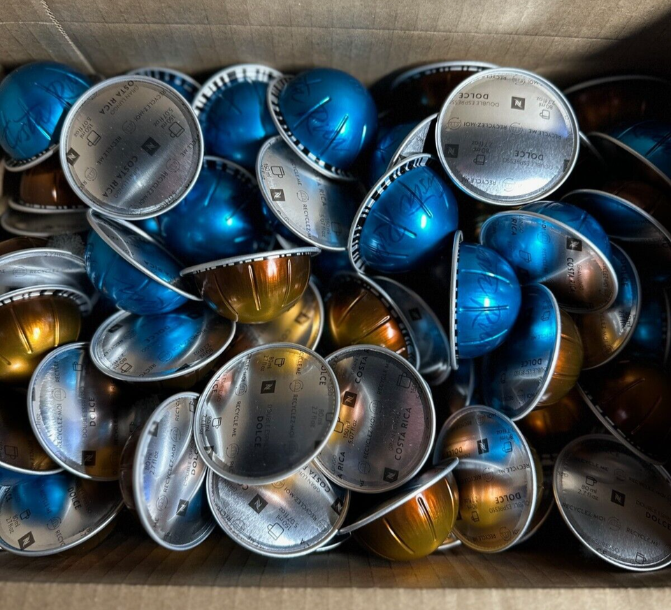 Nespresso Double Espresso Dolce /MASTER ORGINS COSTA RICA 144Pods Bulk ...