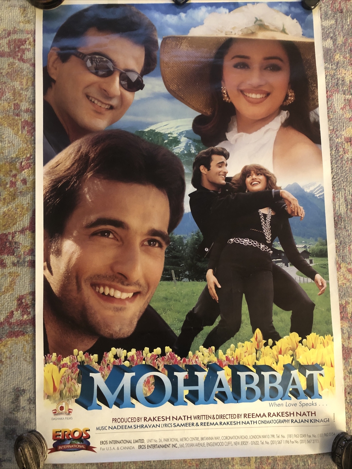 Mohabbat 1997 Poster