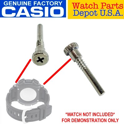 Casio G-Shock Band (2) Screws G9300 G9330 GW9300 GW9400 GW9405 GW9406 ...