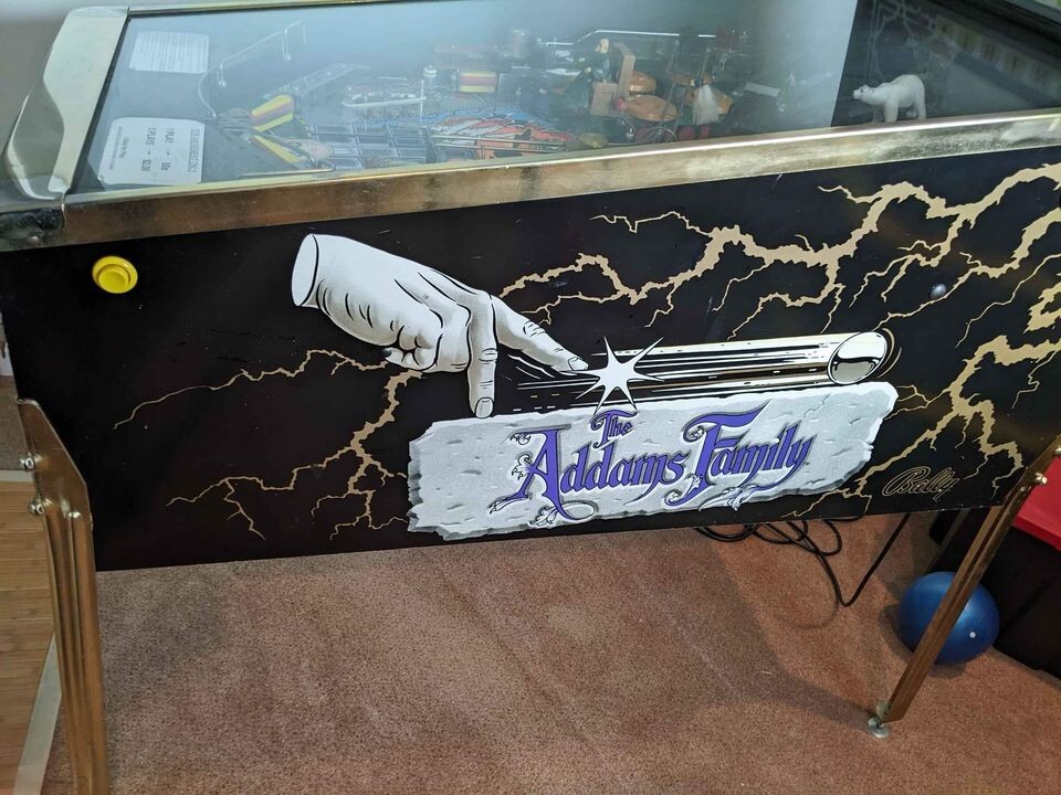Addams Family Gold Collectors pinball machine with gold collectors ...