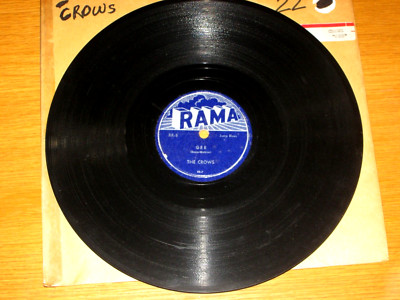DOO WOP 78 RPM - THE CROWS - RAMA 5 - "GEE" + "I LOVE YOU SO" | eBay