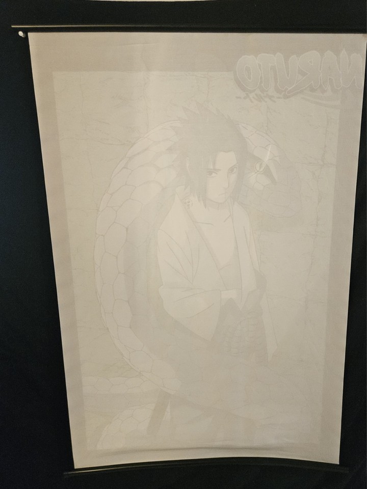 Naruto Sasuke Uchiha Anime Manga Flag Banner Wall Scroll | eBay