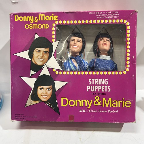 1975 String Puppets Rare Donny & Marie Osmond HTF NIB | eBay