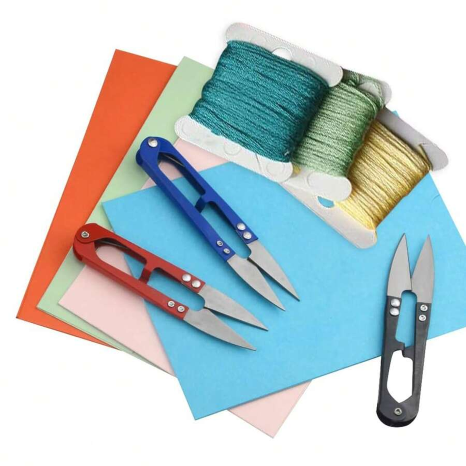 5pcs Sewing Scissors Small Yarn Scissors Mini Thread Scissors Clipper ...