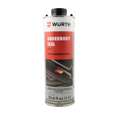 Wurth Underbody Seal - Paintable Undercoating - Black - 893075 - 33.8oz ...