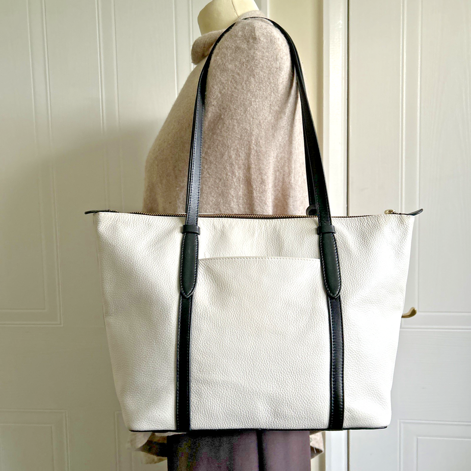 Large Radley Leather Tote Bag & Dog Tag EXCEPTIONAL CONDITION INSIDE ...