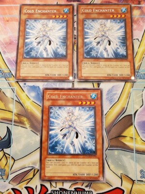 Yugioh - Cold Enchanter TDGS-EN096 NM Unlimited Rare x3 | eBay