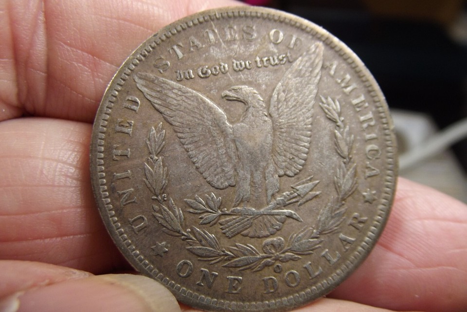 1890-O Morgan Silver Dollar XF Nice crusty coin | eBay