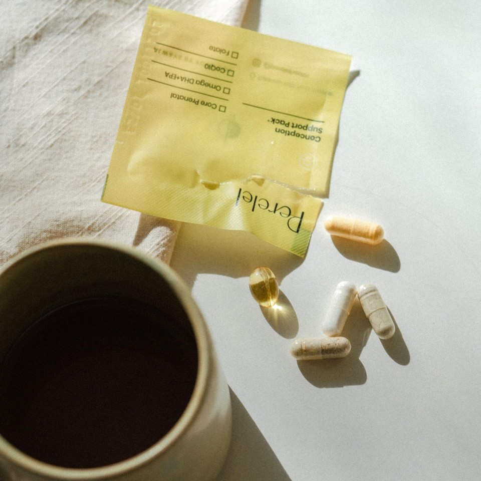 Perelel - Conception Support Pack - Prenatal DHA Omega 3 Vitamins for ...