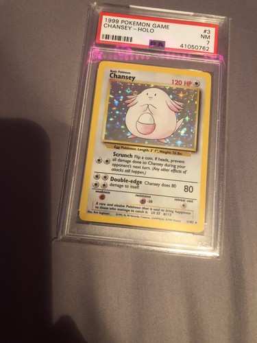 chansey 3/102 Holo Psa 7 Pokemon Base Set | eBay