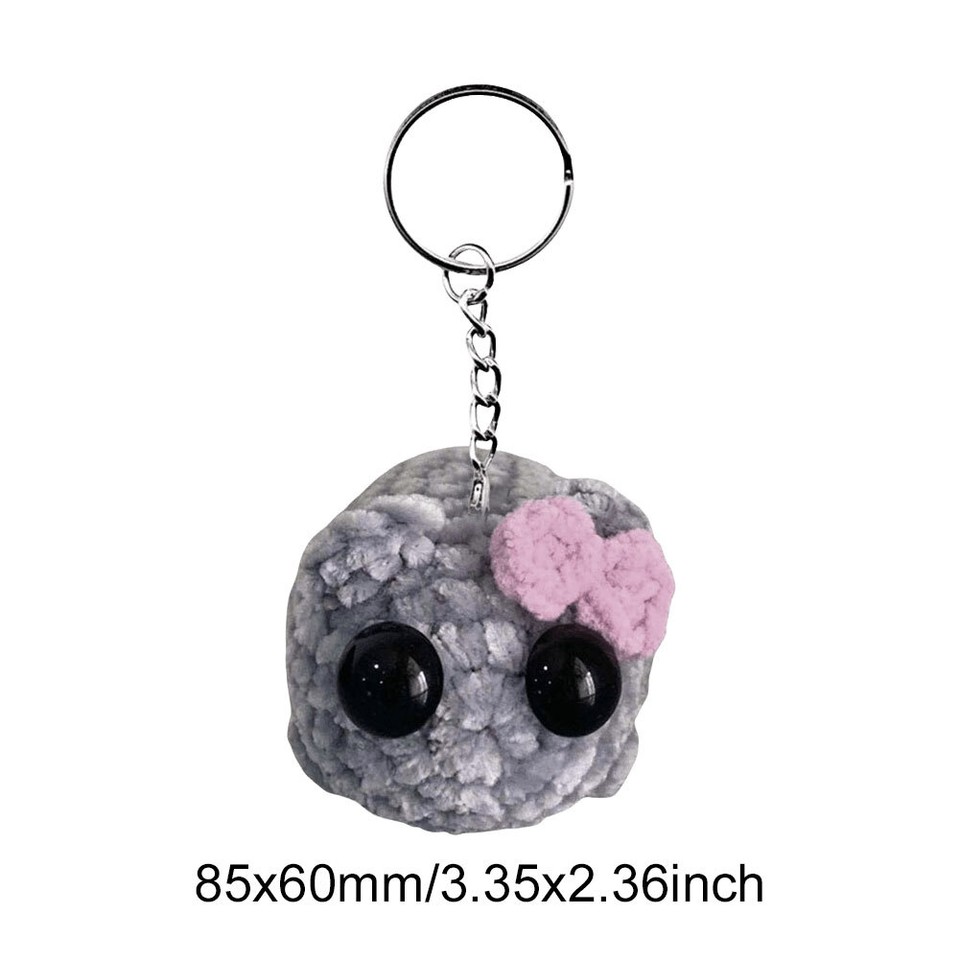 Sad Hamster Keychain Sad Hamster Meme Sound Music Plush Toy with Bow ...