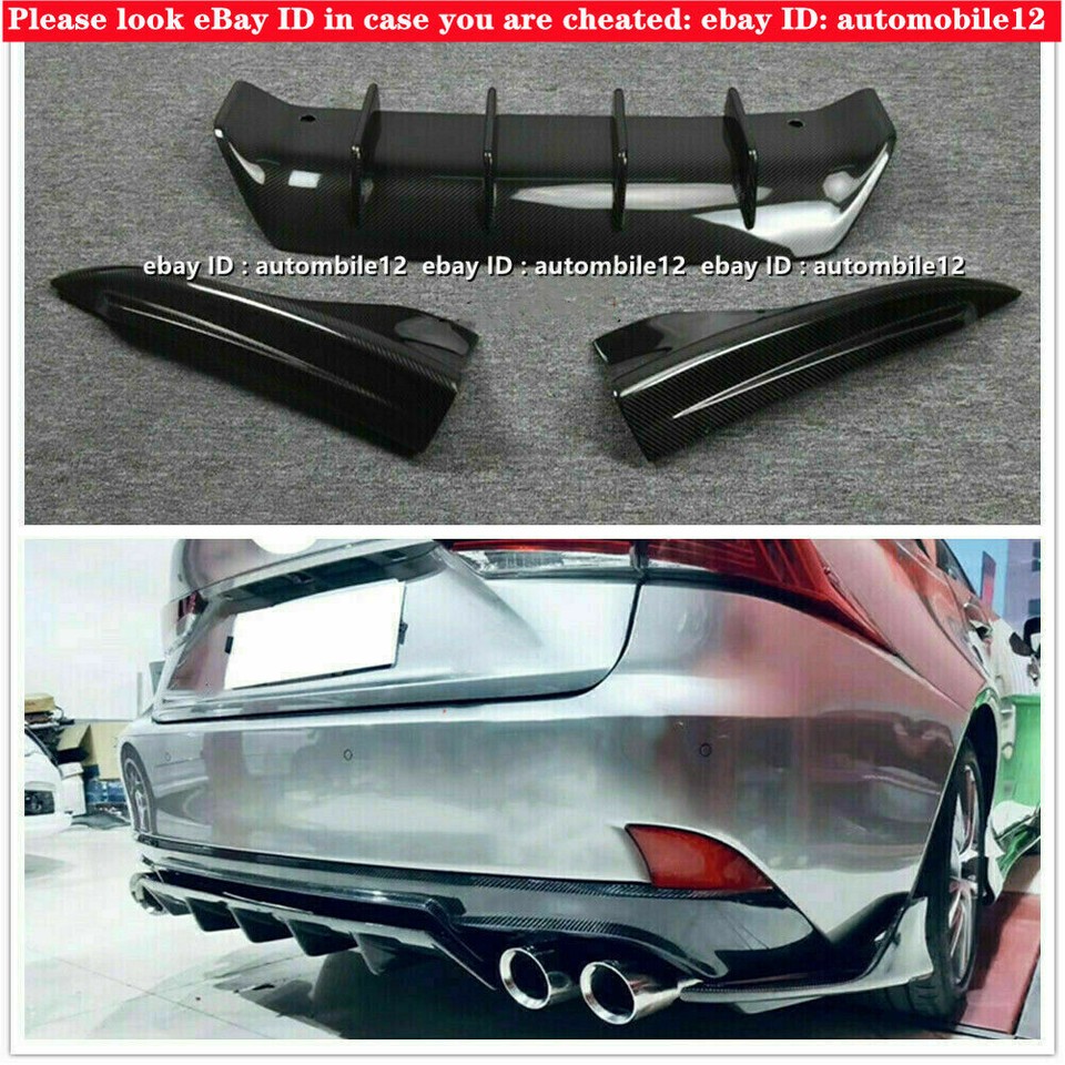 For 2017-2018 LEXUS IS300 IS350 F Sport Sedan Rear Diffuser Trailer ...