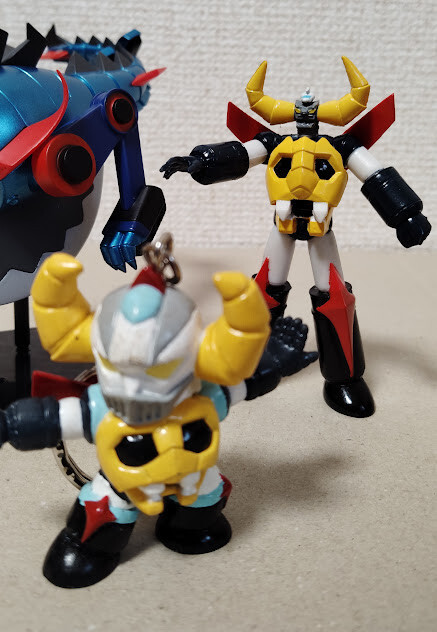 Gaiking Dino Mech robots 5 figures best posing Figurines Gladiator Capsule Popy | eBay