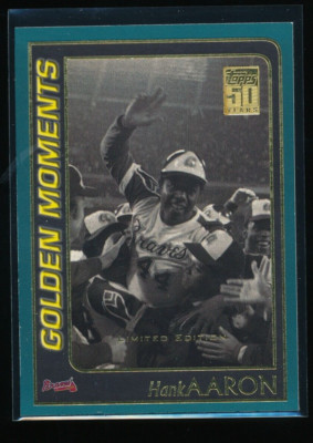 2001 Topps Limited Tiffany #385 Hank Aaron Nice See Scans | eBay