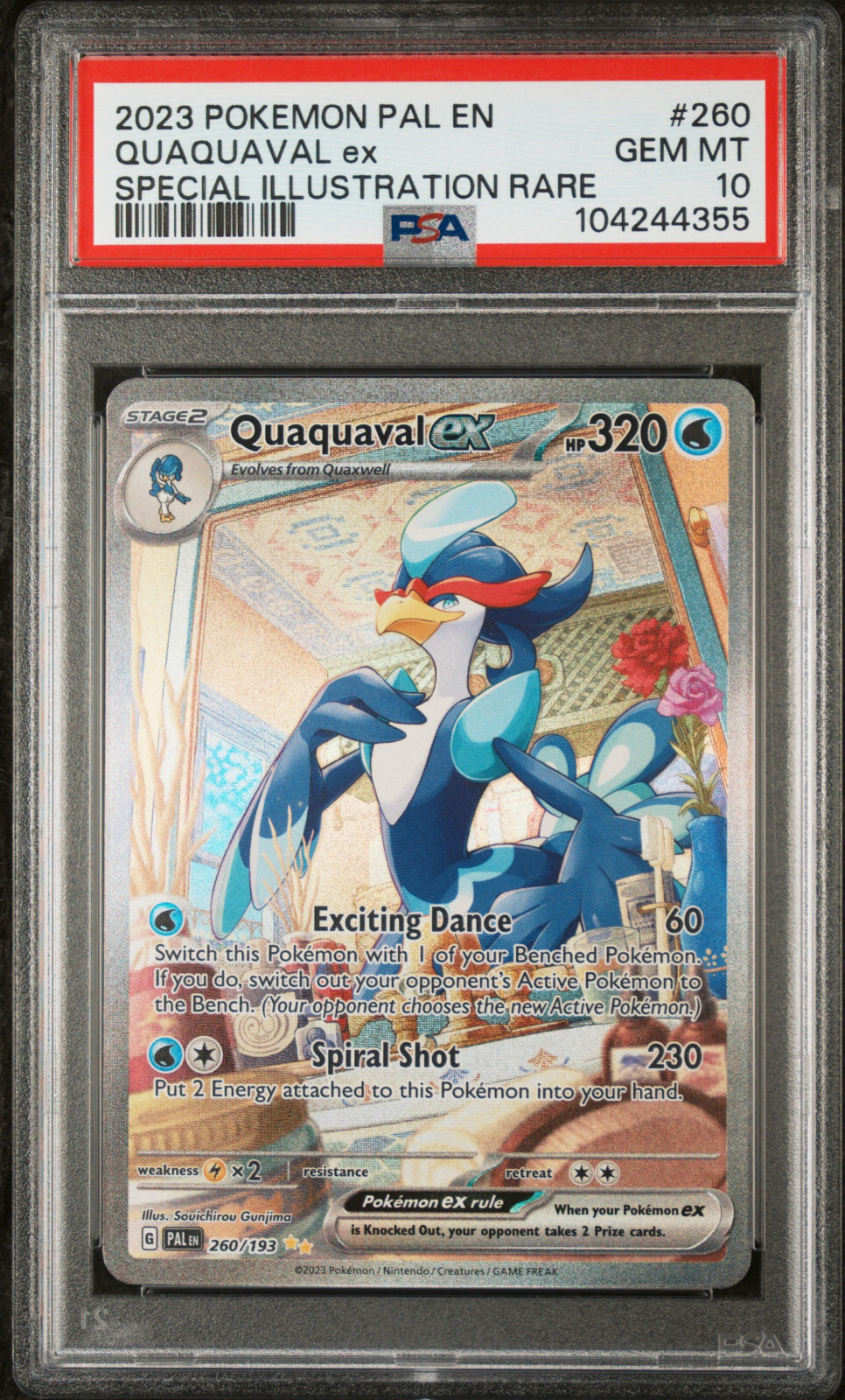 Quaquaval ex 2023 Scarlet & Violet: Paldea Evolved #260/193 Special ...