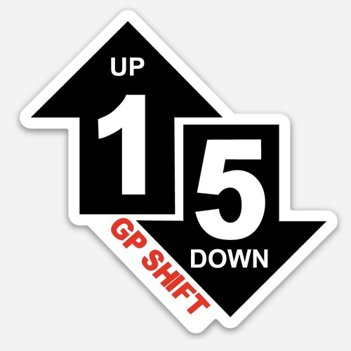 GP Reverse Shift Decals Stickers for Motorcycle Tank | eBay