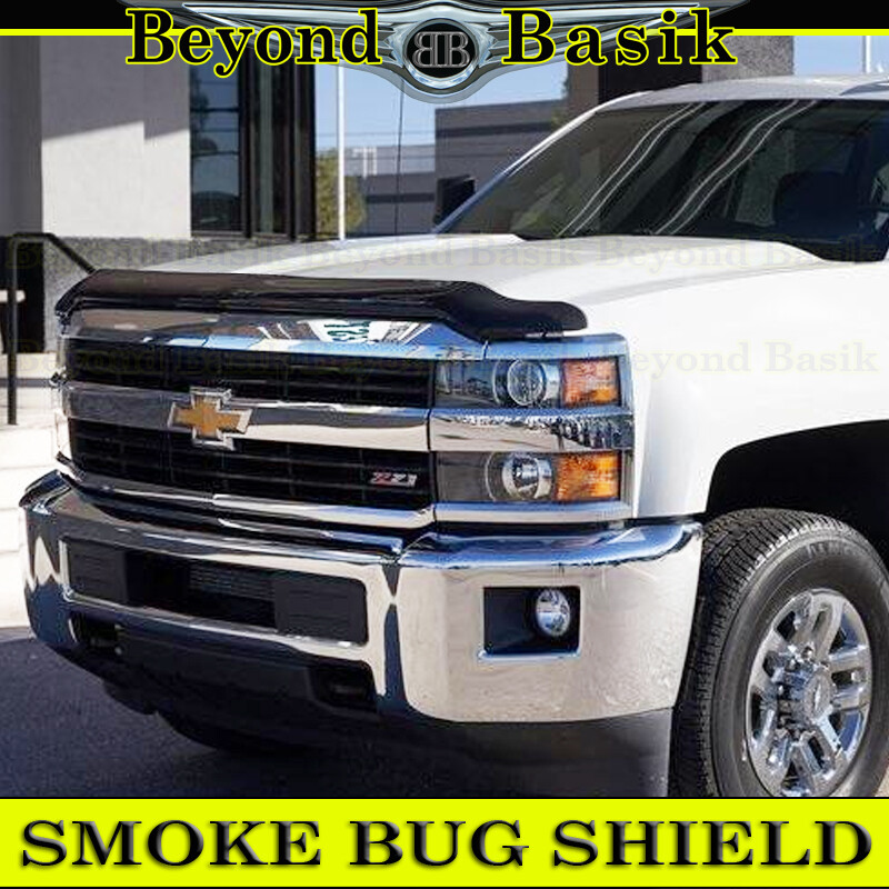 2015-2018 2019 Chevy Silverado 2500 3500 SMOKE Bug Shield Hood Guard ...