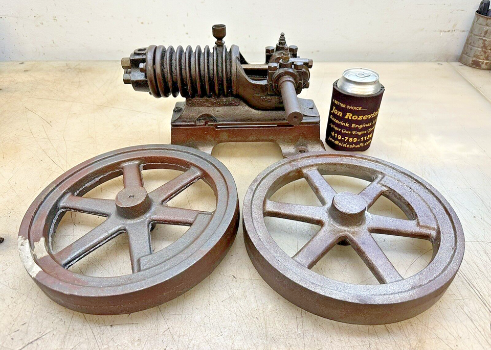 BRUNNER AIR COMPRESSOR MODEL KIT Hit and Miss Gas Engine Out Of!! | eBay