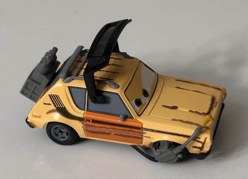 Disney Pixar Cars Yellow Gremlin Oil Rig Metal Disney Store Figure 1:43 ...