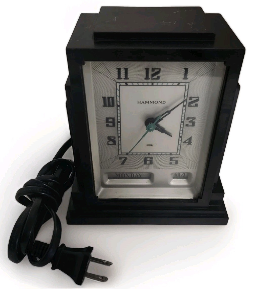 Hammond Gregory Skyscraper Bakelite Clock Art Deco Vintage #K116889 ...