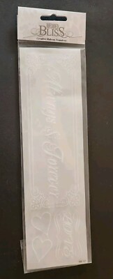 Rememinisc Wedded Bliss Creative Rub On Transfers Always & Forever with ...