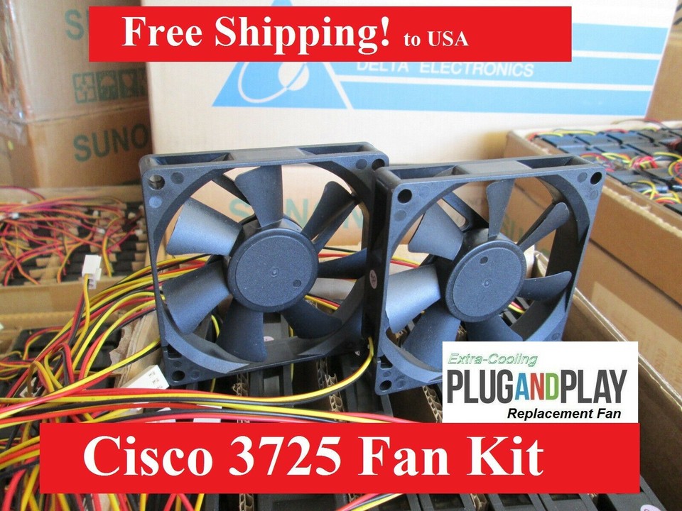 Cisco Router 3725 Fan, 1x replacement fan for CISCO3725-FAN 800-12219 ...