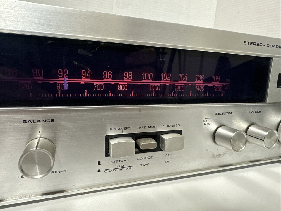 VINTAGE MARANTZ SUPERSCOPE R-330 STEREO RECEIVER AWESOME PINK DIAL GOOD ...