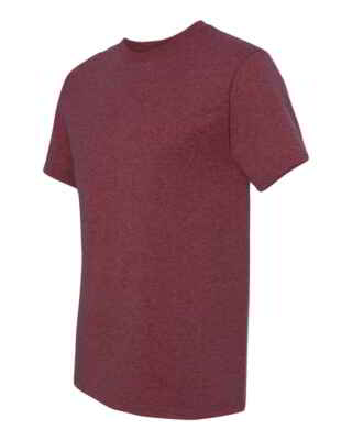 JERZEES Heavyweight Blendª 50/50 T-Shirt 29MR - Vintage Heather Maroon ...