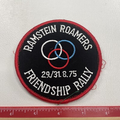 RAMSTEIN ROAMERS FRIENDSHIP RALLY Patch (Germany Camping & Hiking I ...