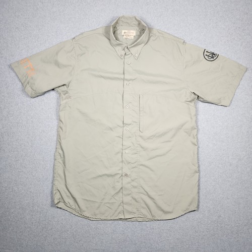 Beretta Button Up Shooting Shirt Large Guns Vented Hunting Tactical ...