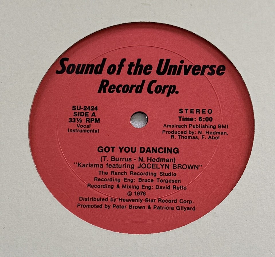 Karisma - Got You Dancing Jocelyn Brown Funk Soul 12” Ex / Ex | eBay UK