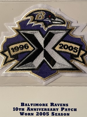 Baltimore Ravens 10th anniversary patch | eBay
