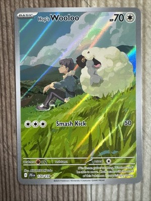 Hop's Wooloo 170/159 Pokemon TCG Illustration Rare Journey Together NM ...