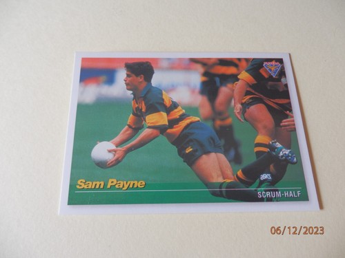 Sam Payne - 1995 Futera - Wallabies Australian Rugby - Card 41 | eBay ...